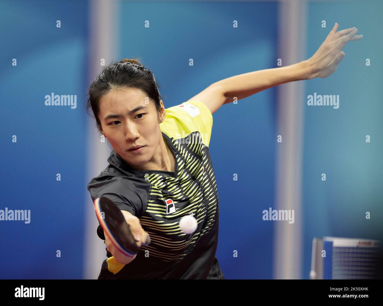 CHENGDU, CHINA - OCTOBER 5, 2022 - Zhu Chengzhu of Chinese Hong Kong ...