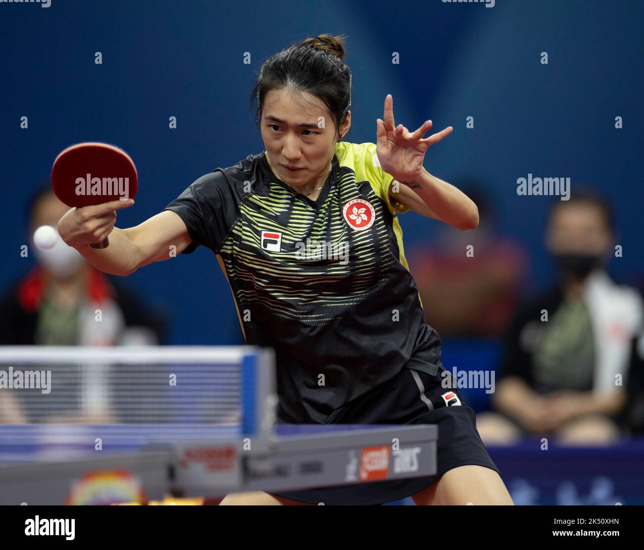 CHENGDU, CHINA - OCTOBER 5, 2022 - Zhu Chengzhu of Chinese Hong Kong ...