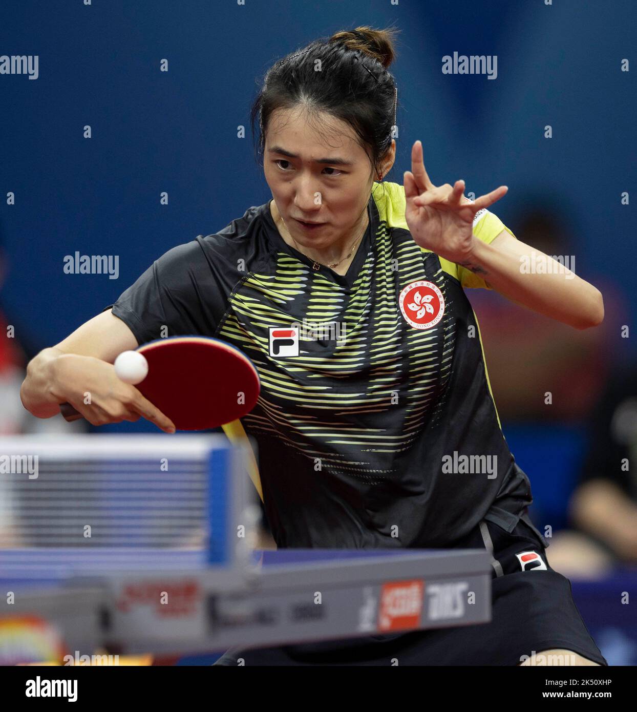 CHENGDU, CHINA - OCTOBER 5, 2022 - Zhu Chengzhu of Chinese Hong Kong ...