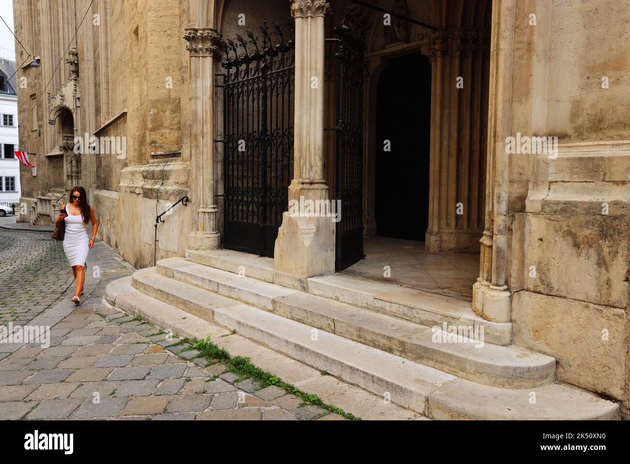 Gotik, Wien, Wien Kirche, Kirche, die Kirche Maria am Gestade in der ...