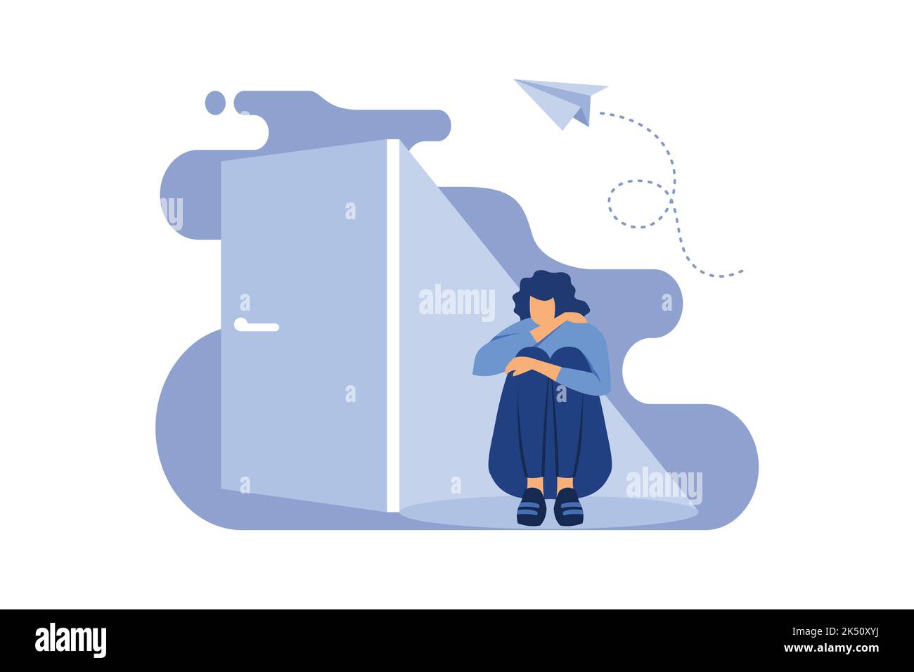 Adolescent depression Stock Vector Images - Alamy