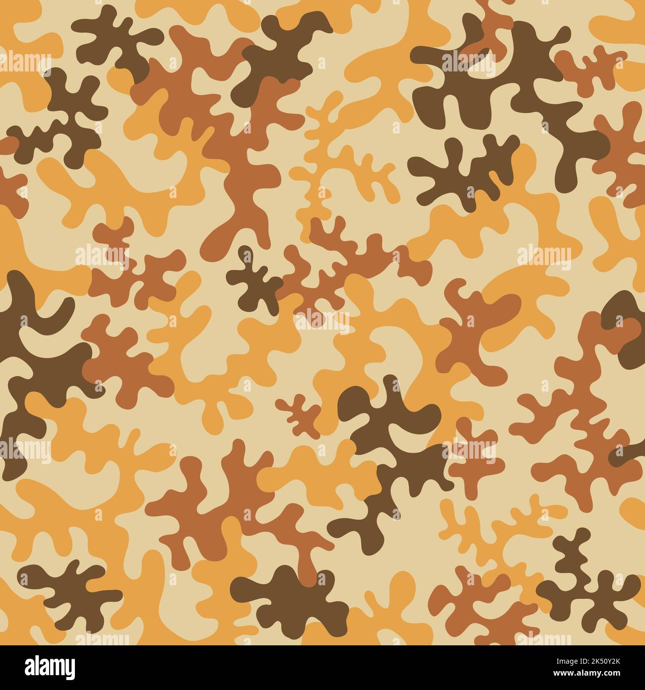 Seamless camouflage pattern - vector illustration Stock Vector Image ...