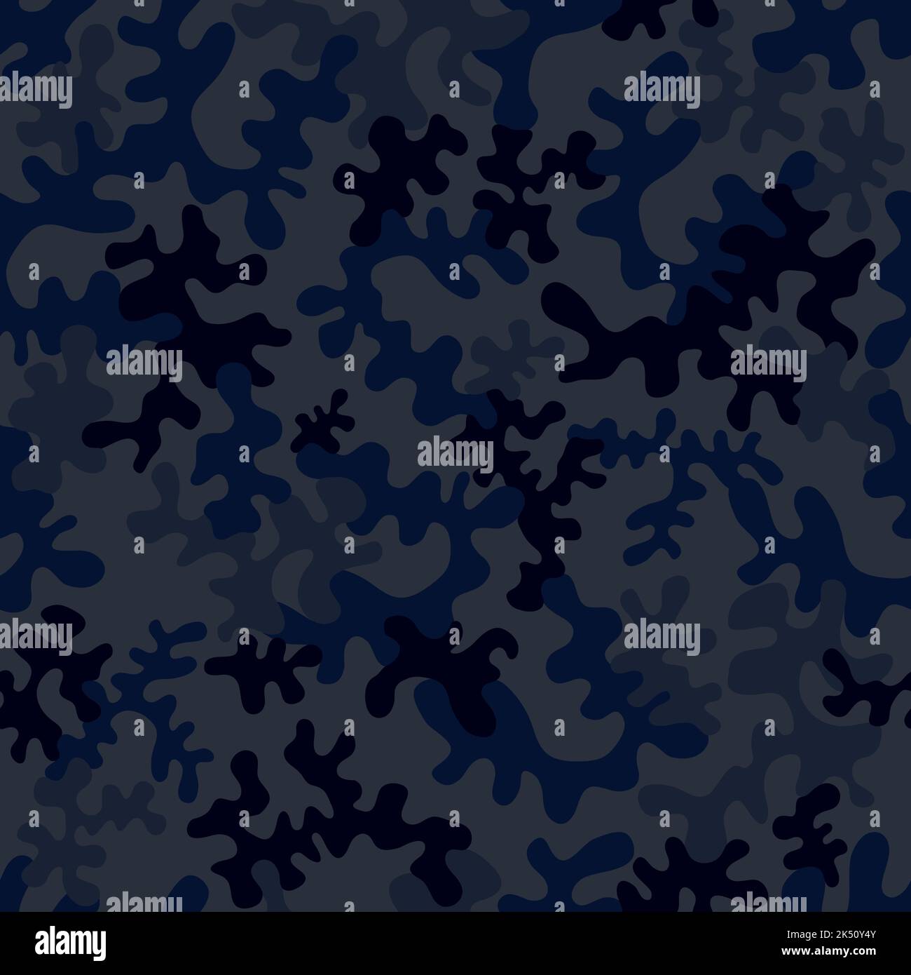 Seamless Camouflage Pattern Vector Illustration Stock Vector Image