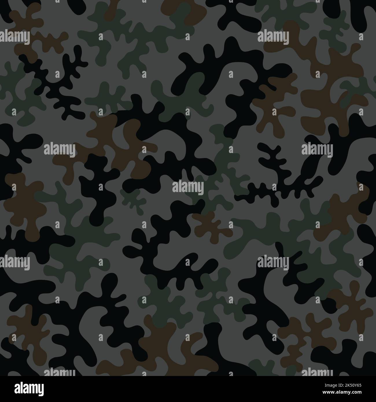 Seamless camouflage pattern - vector illustration Stock Vector Image ...