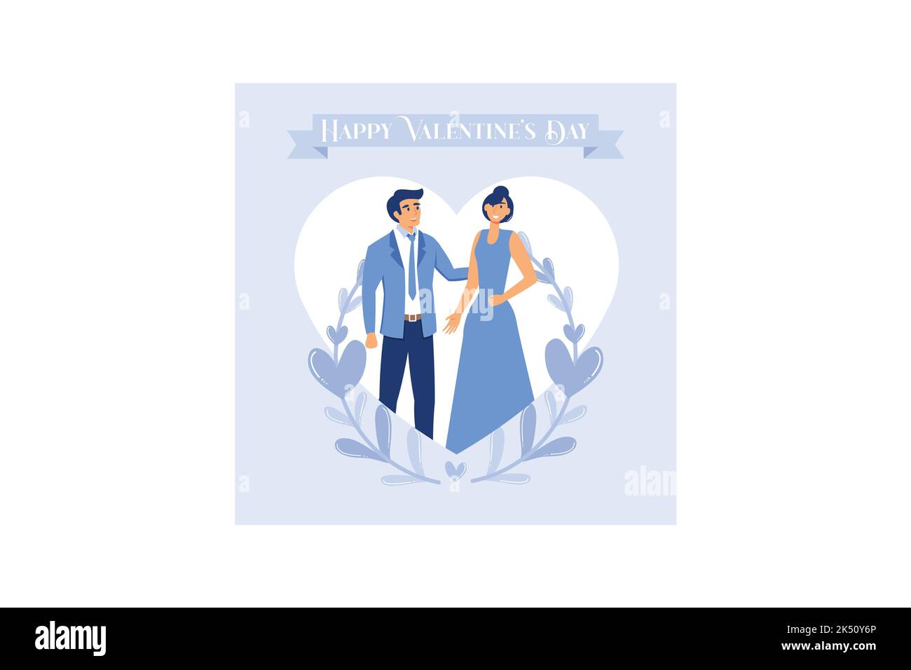 couple in love. Happy Valentine's Day. February 14 is the day of all ...