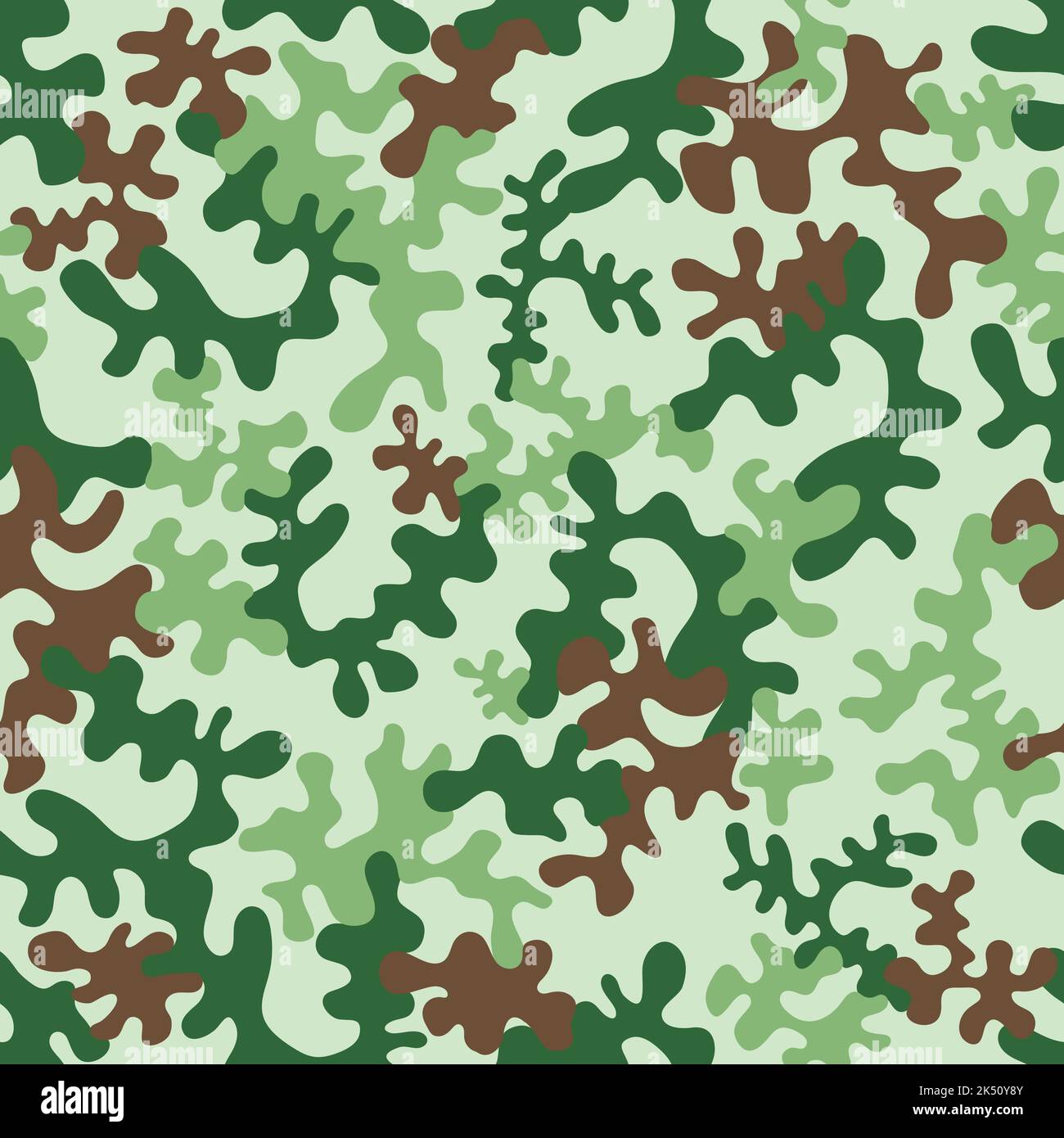 Seamless camouflage pattern - vector illustration Stock Vector Image ...