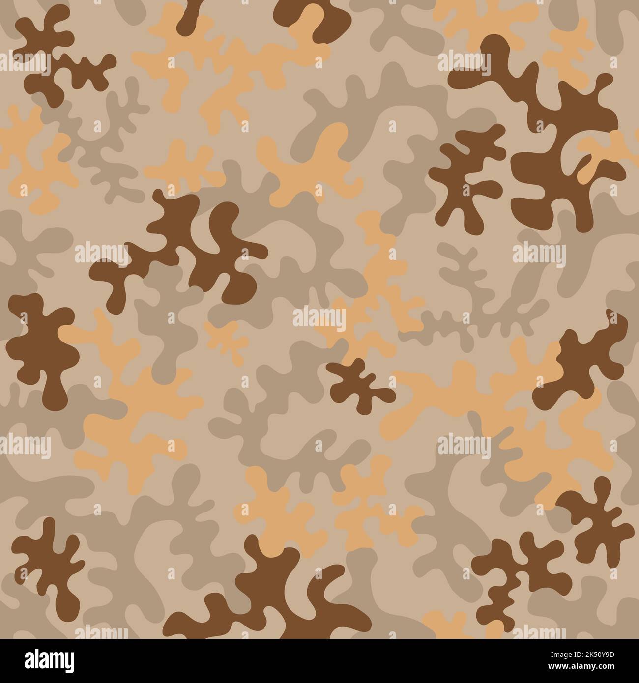 Seamless camouflage pattern - vector illustration Stock Vector Image ...
