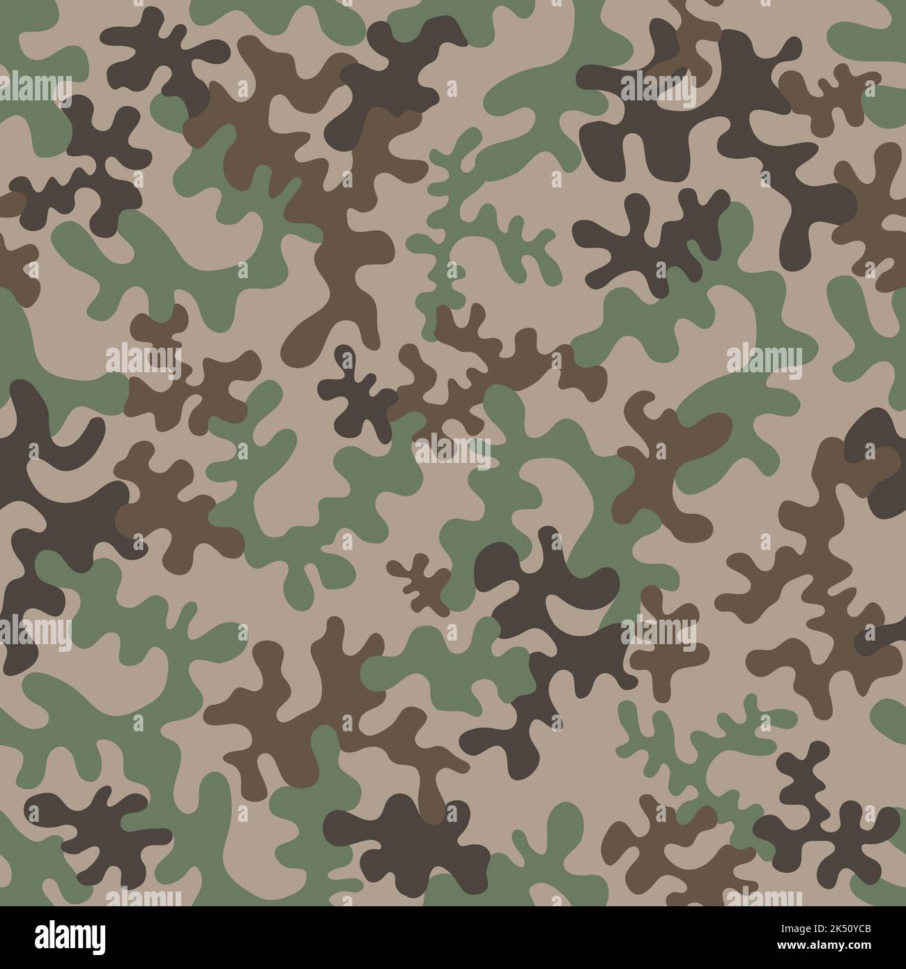 Seamless camouflage pattern - vector illustration Stock Vector Image ...