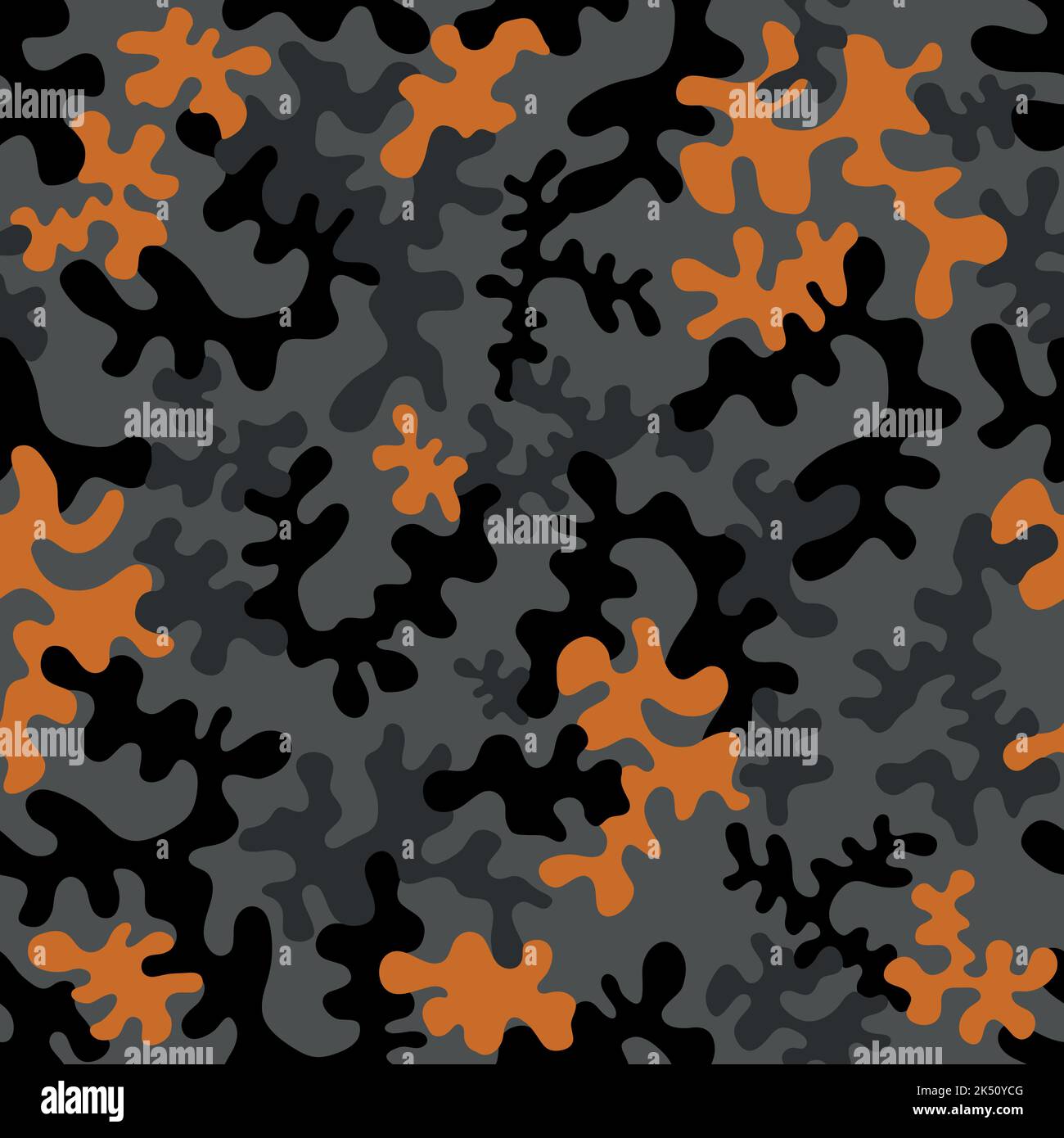 Seamless camouflage pattern - vector illustration Stock Vector Image ...