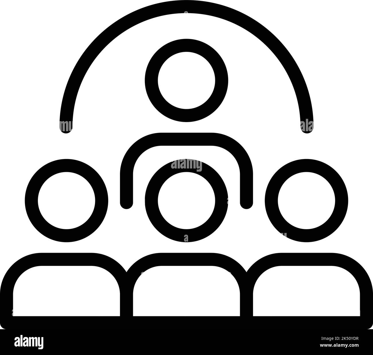 Debate class icon outline vector. Speech public. Student seminar Stock ...