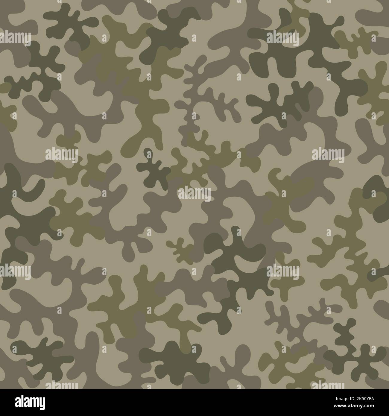 Seamless camouflage pattern - vector illustration Stock Vector Image ...