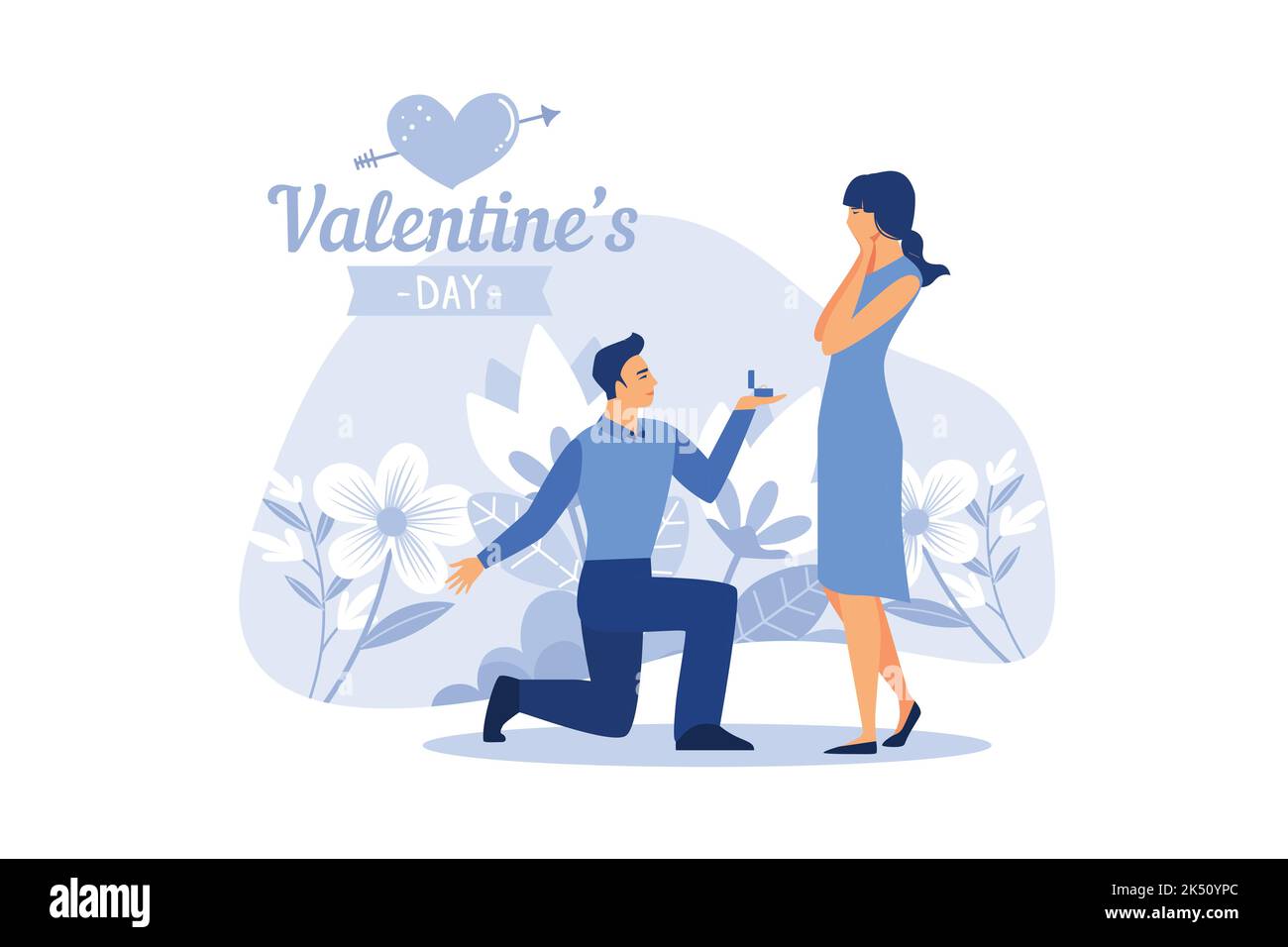 couple in love. Happy Valentine's Day. February 14 is the day of all ...