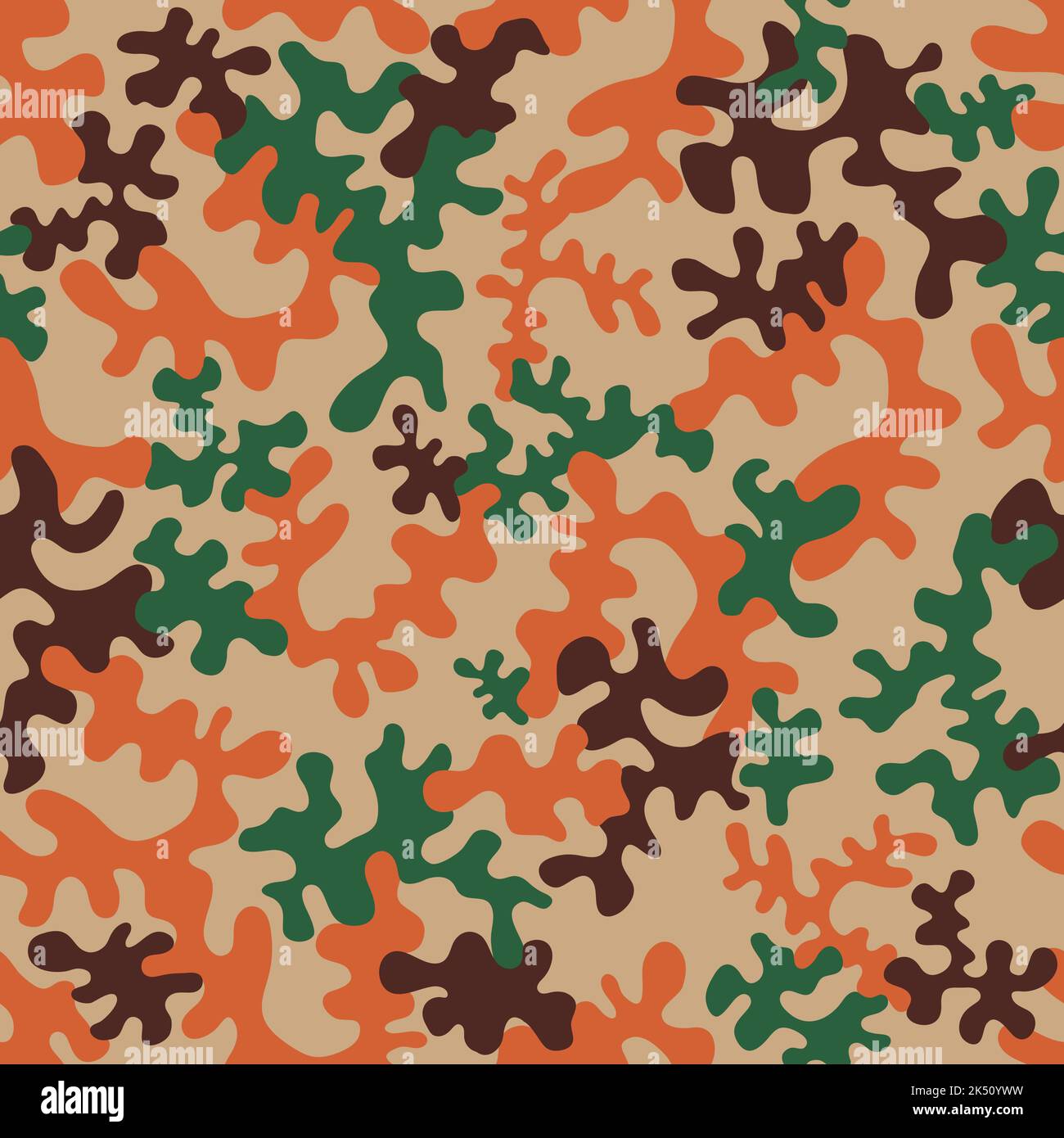 Seamless camouflage pattern - vector illustration Stock Vector Image ...