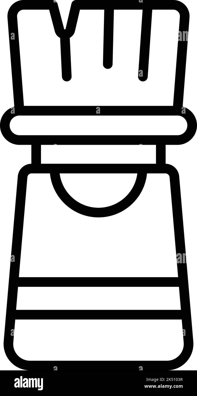 Paint brush icon outline vector. Artist creative. Kid children Stock ...