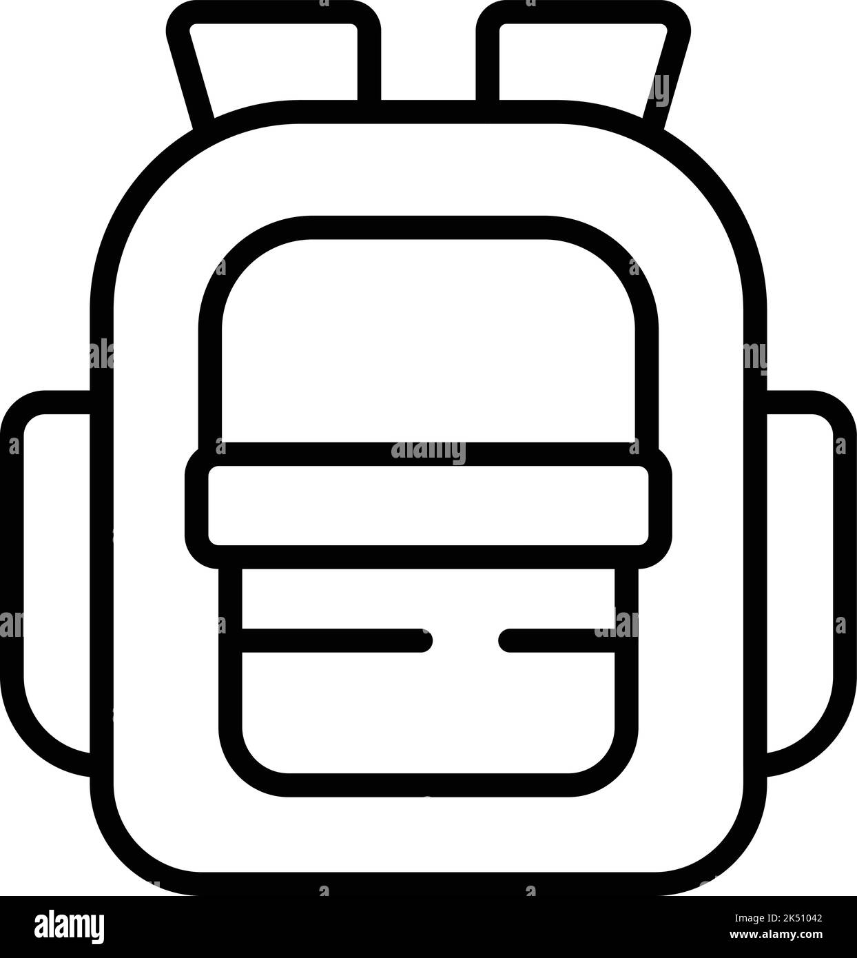 Painting school backpack icon outline vector. Room pallet. Art drawing ...
