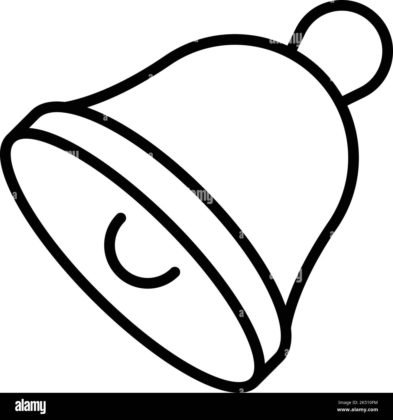 Bell painting school icon outline vector. Kid paint. Brush painter ...