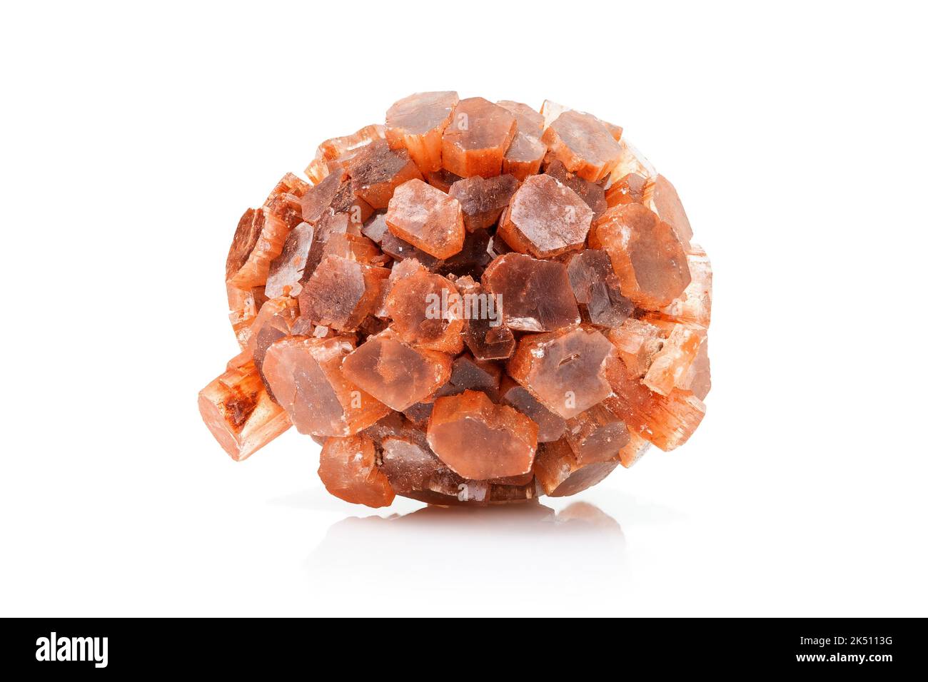 Radiating Group of Prismatic Crystals of Raw Aragonite Mineral Gem ...