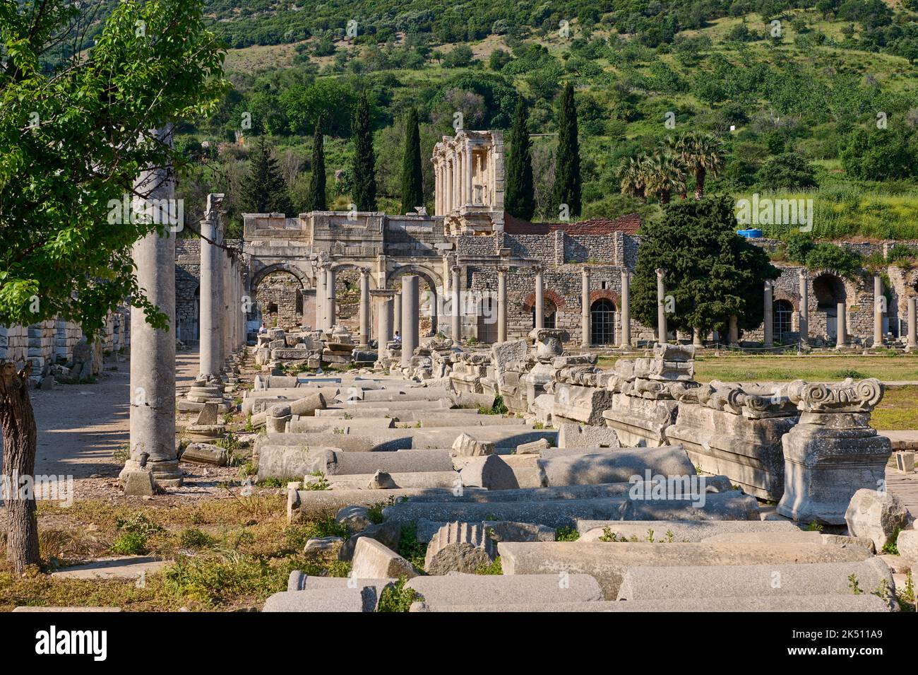 Tetragonos Agora (Square Market) or Commercial Agora , Ephesus ...