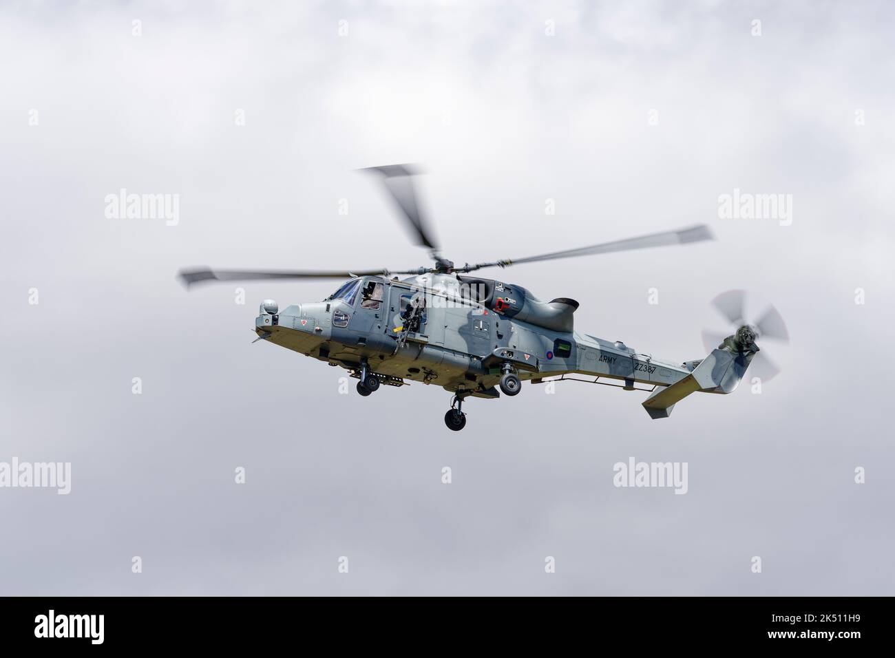 British Army Augusta Westland Wildcat Helicopter arrives at RAF ...