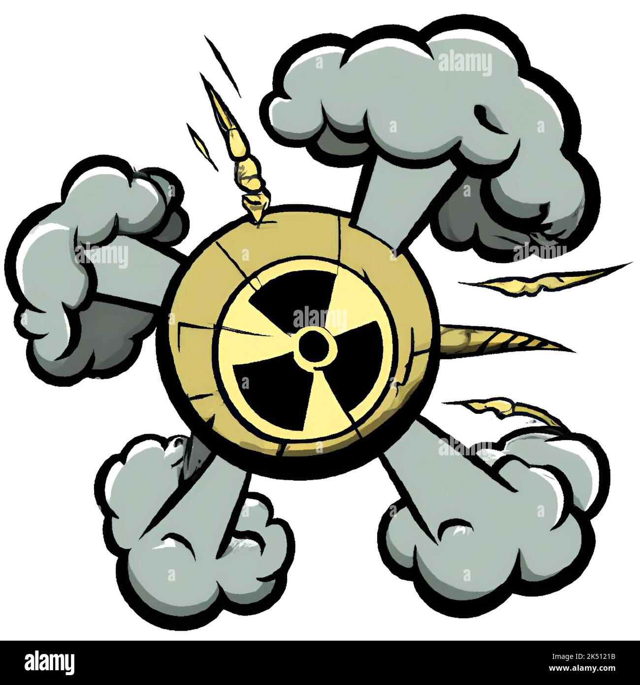 Cartoon atom bomb hi-res stock photography and images - Alamy