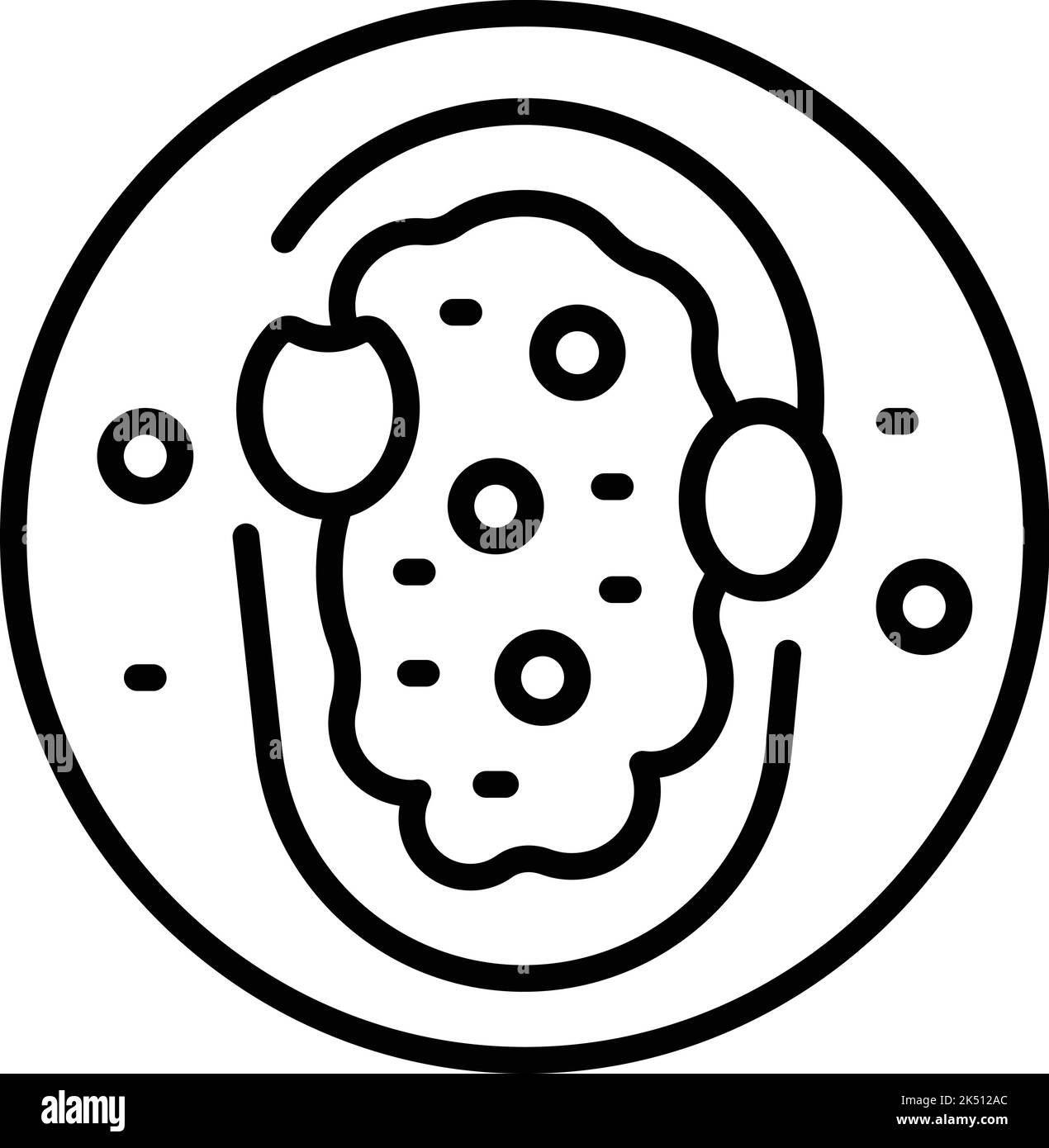Menu bruschetta icon outline vector. Starter buffet. Drawing tapas ...
