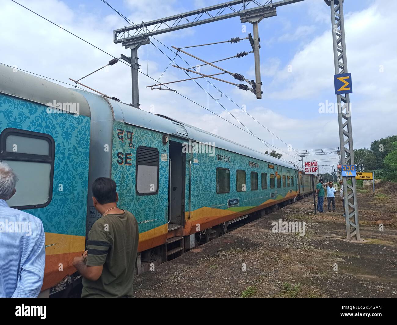 Humsafar Express standing at a platform. it is a fully premium service ...