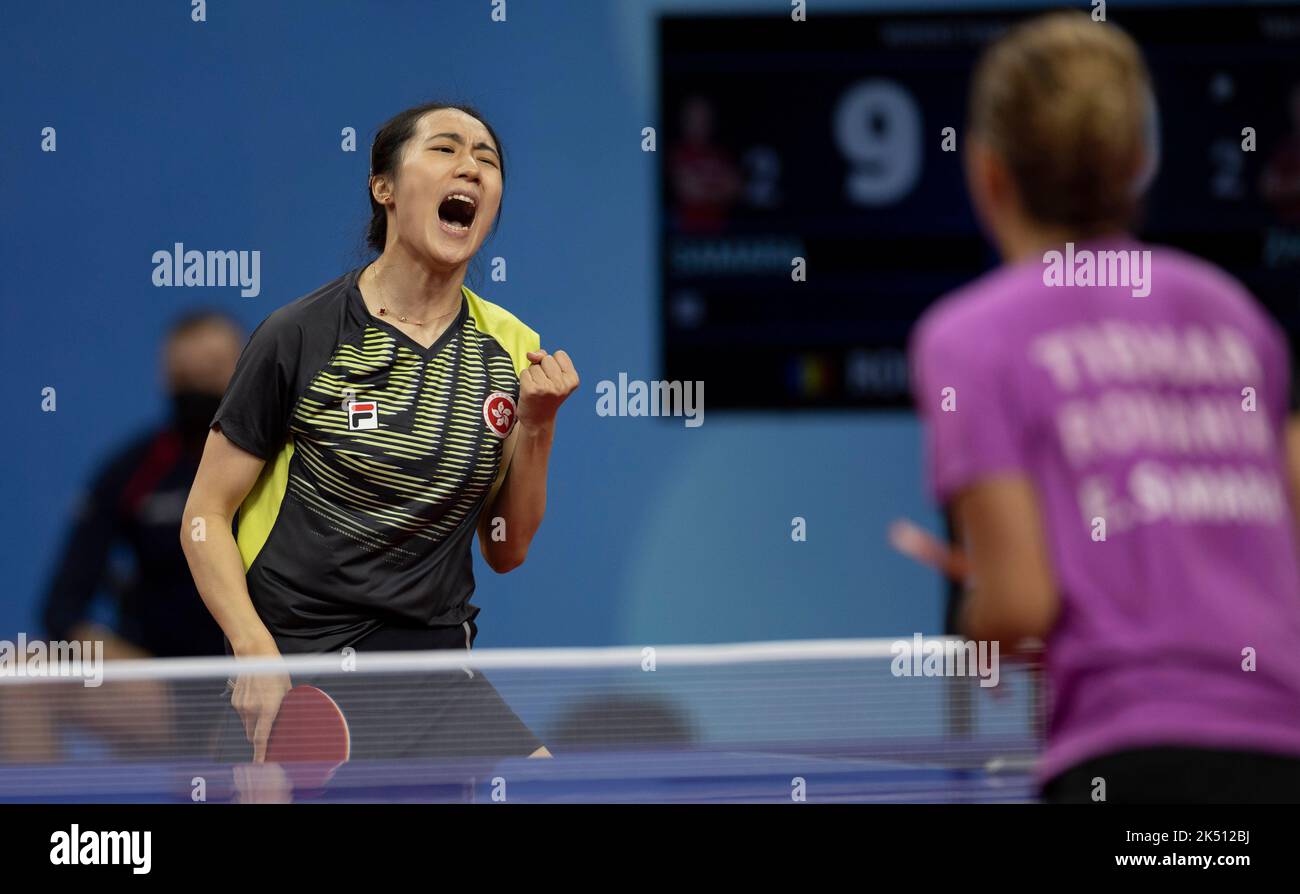 CHENGDU, CHINA - OCTOBER 5, 2022 - Zhu Chengzhu of Chinese Hong Kong ...
