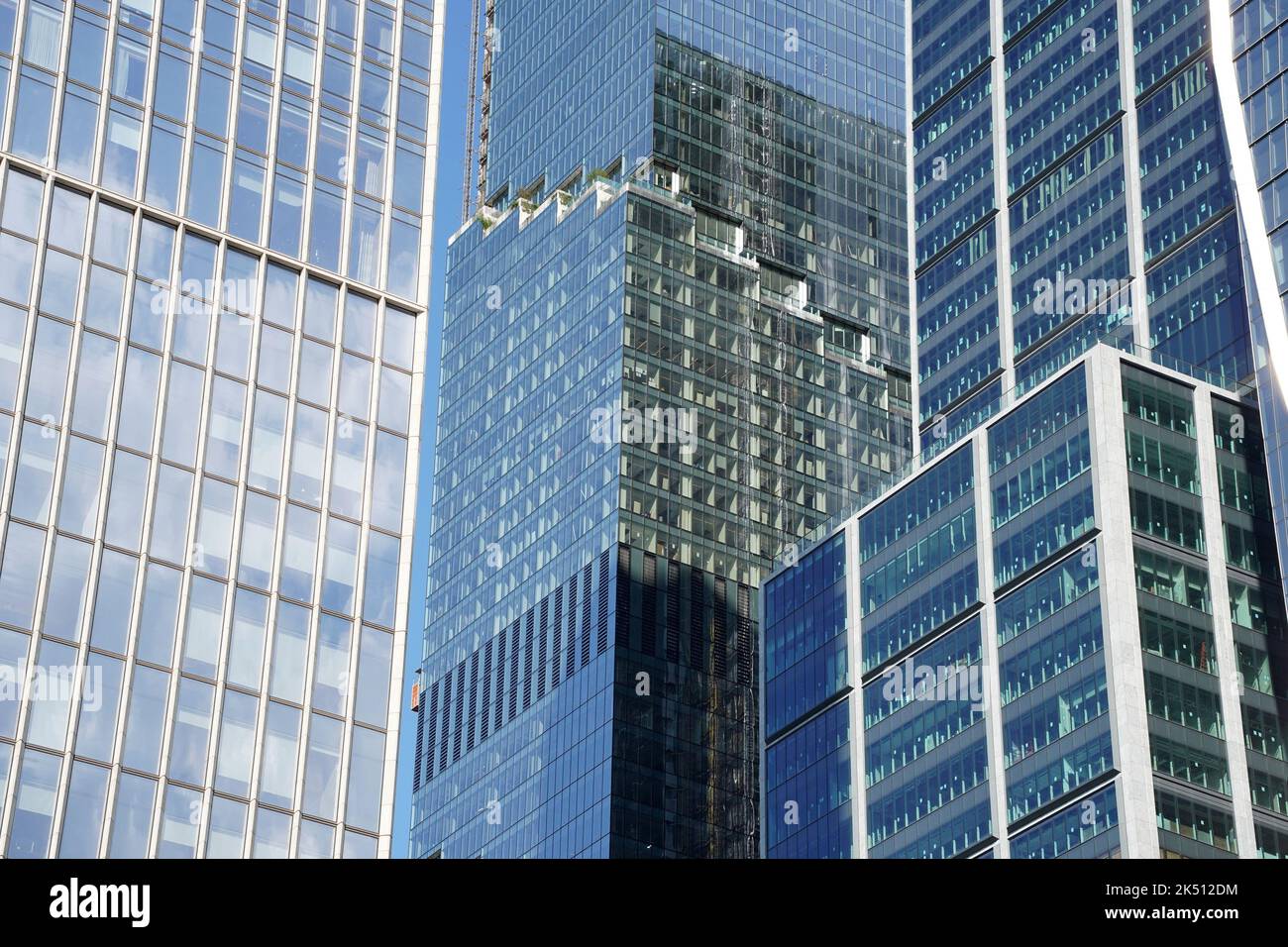 new york city hudson yards district new skyscrapers Stock Photo - Alamy