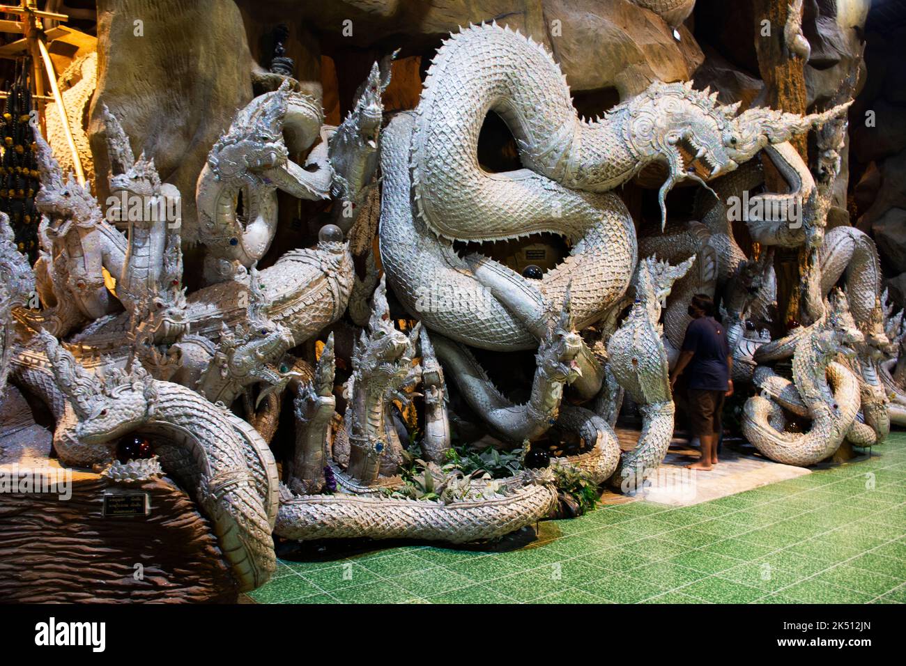 Tunnel cave underground for thai people travel visit and respect ...