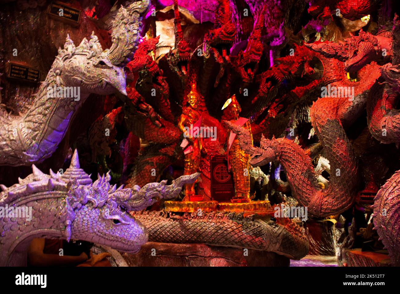 Tunnel naka cave underground for thai people travel visit and respect ...