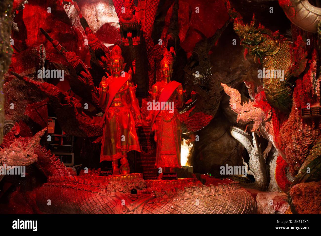 Tunnel naka cave underground for thai people travel visit and respect ...