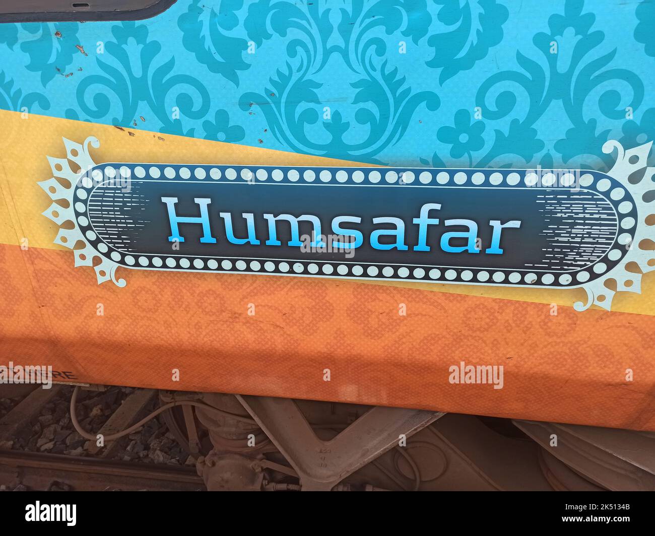 Humsafar Express standing at a platform. it is a fully premium service ...