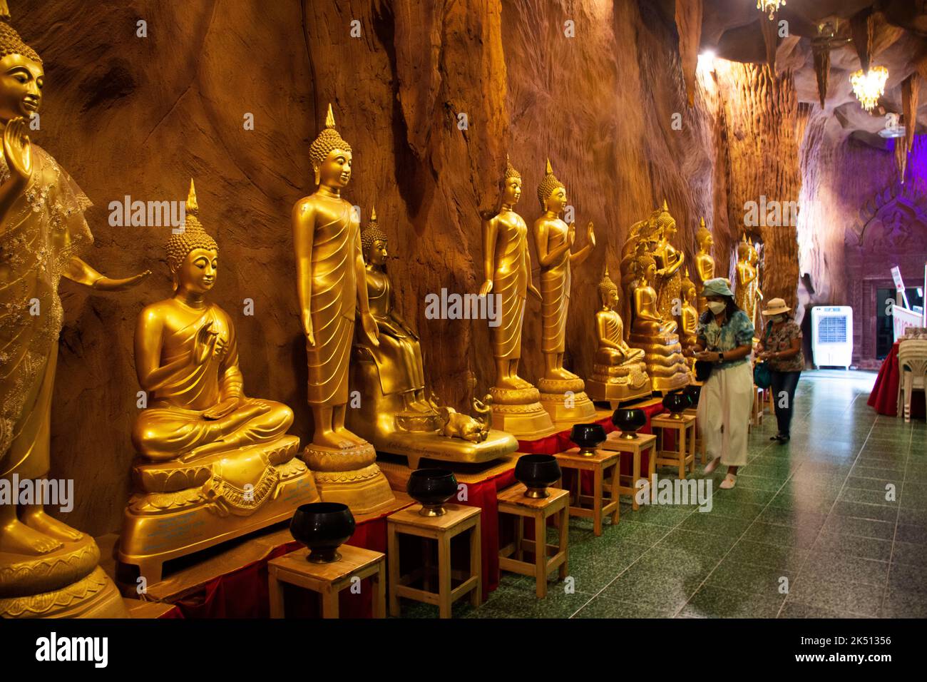Buddha statue variety attitude for thai people travelers travel visit ...