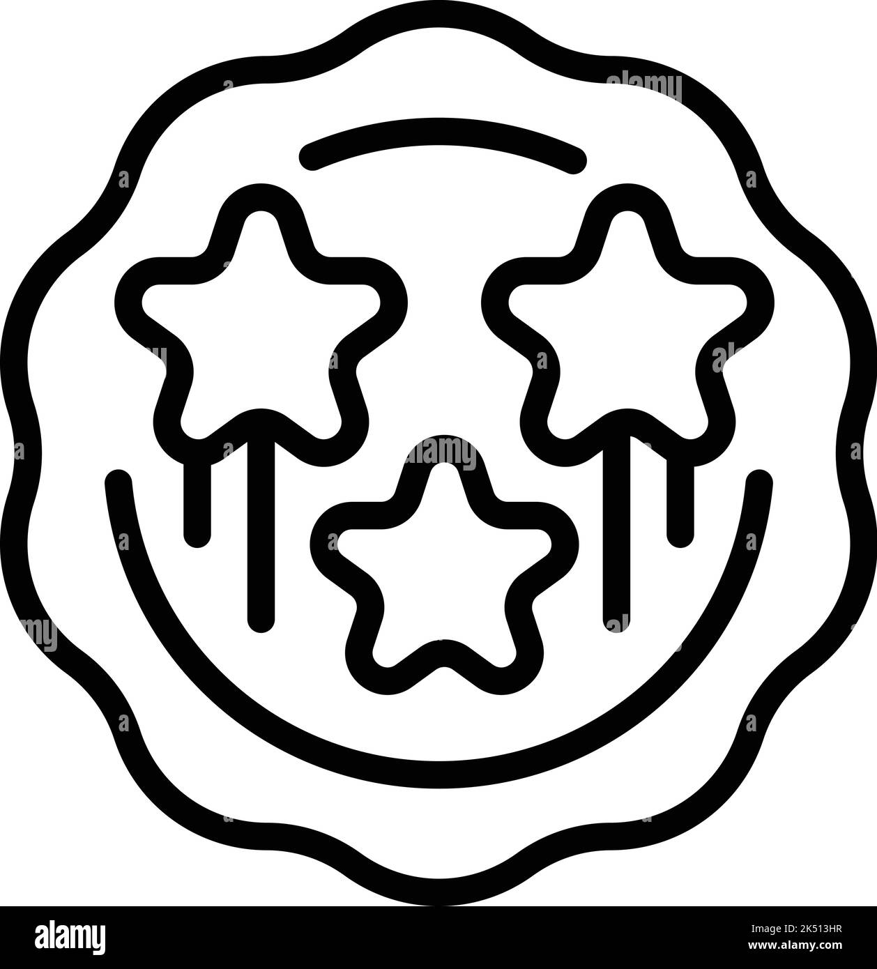 Review option stamp icon outline vector. Online report. Online support ...