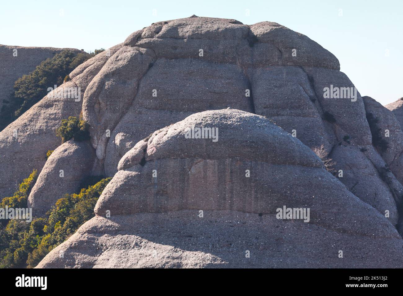 Massive limestone mount . Spectacular mountain landscape . Roques de ...