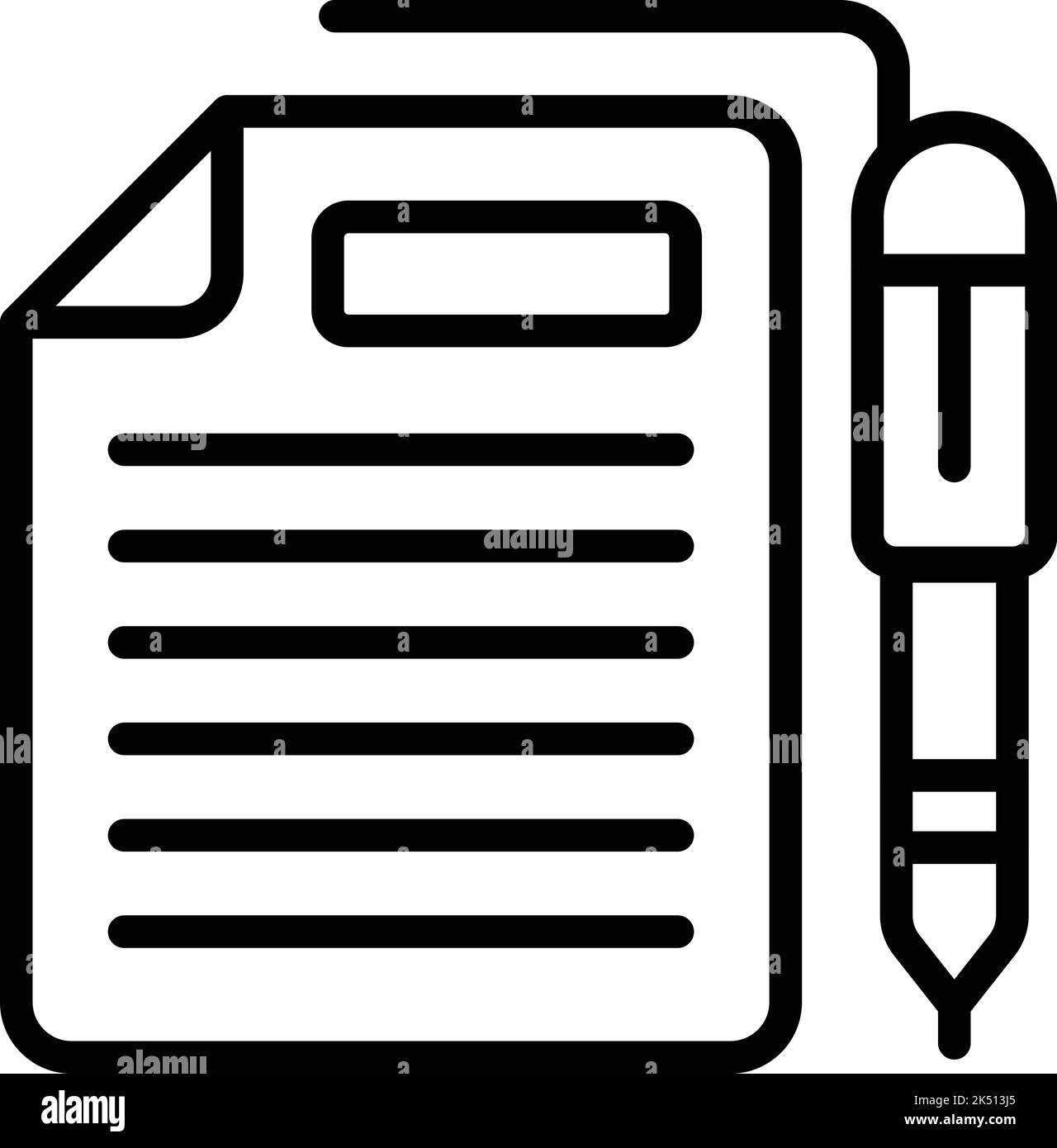 Write review icon outline vector. Customer service. Online opinion ...