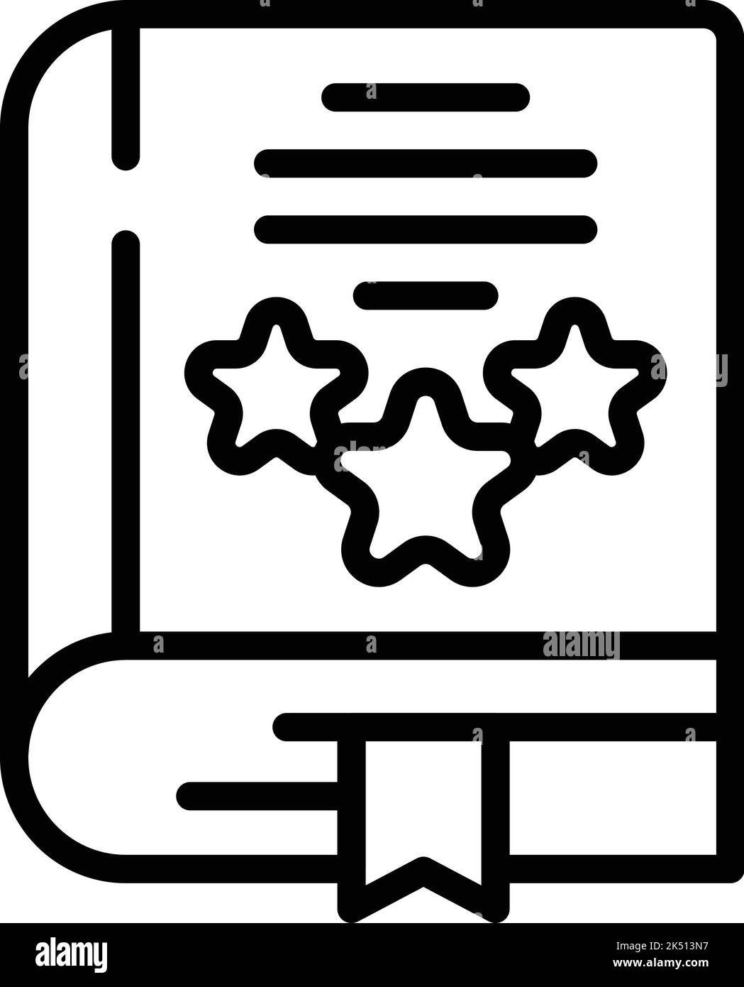 Book review icon outline vector. Report client. Feedback service Stock ...