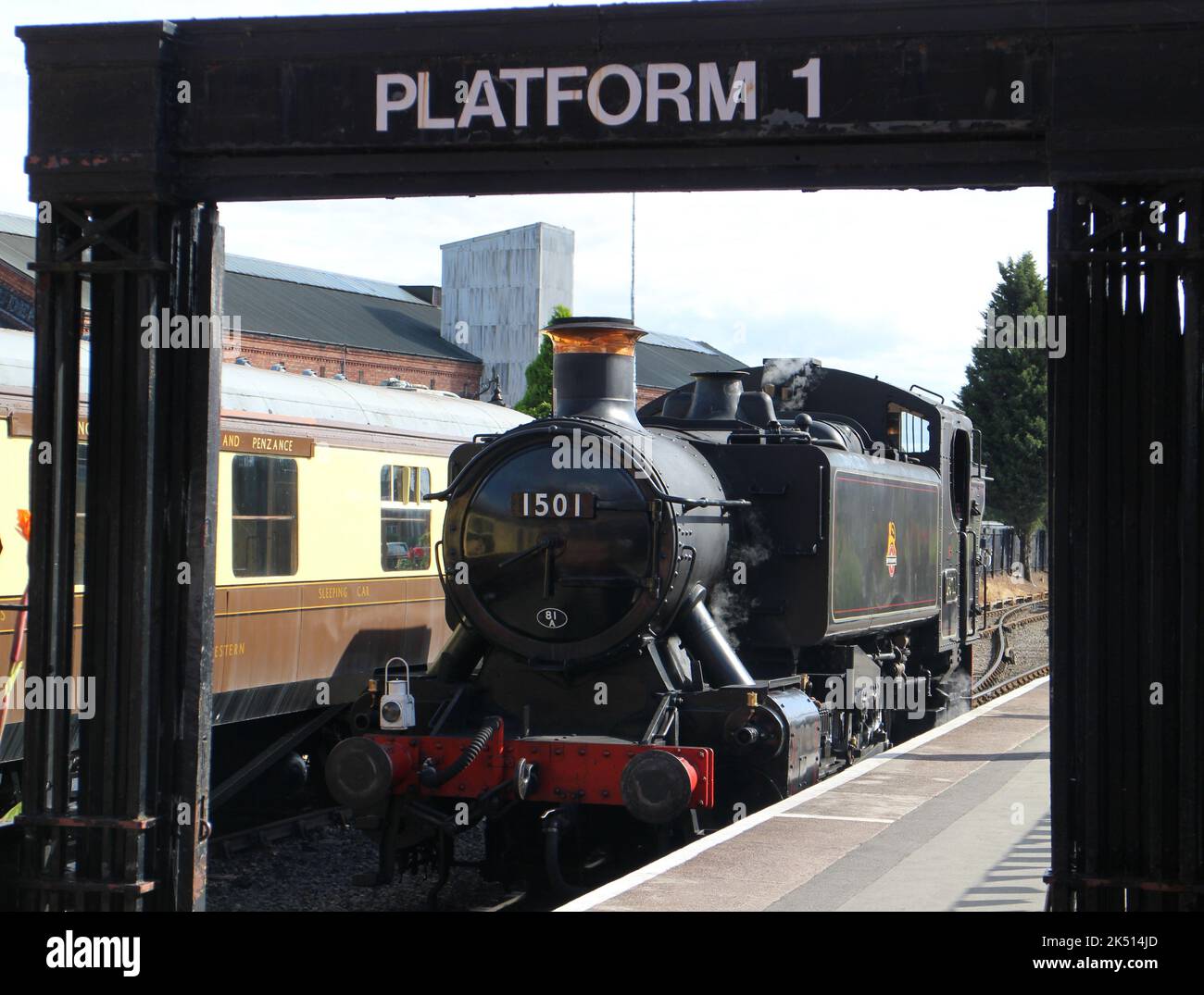 GWR Pannier 1501 Stock Photo - Alamy