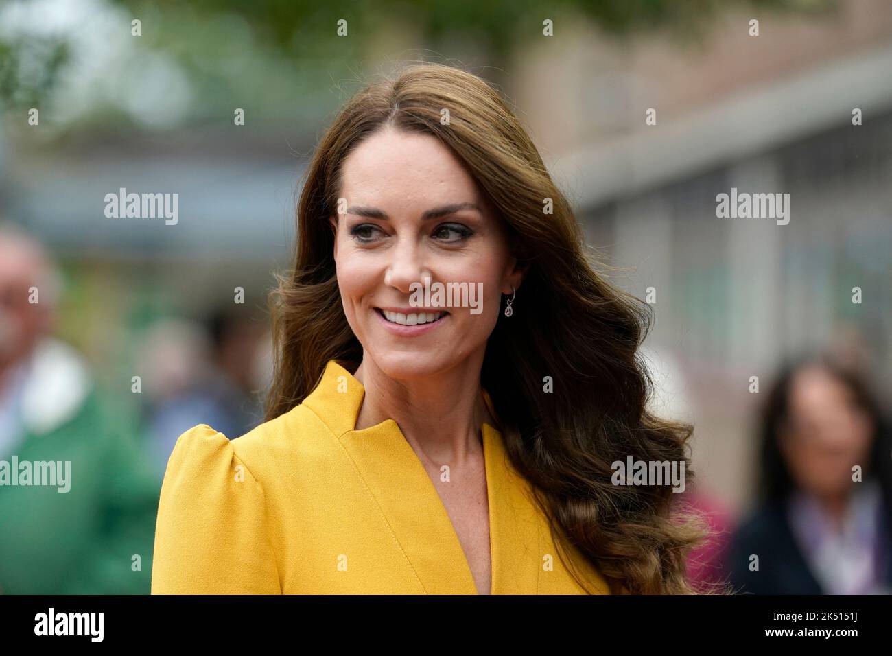 The Princess of Wales during a visit to the Royal Surrey County ...