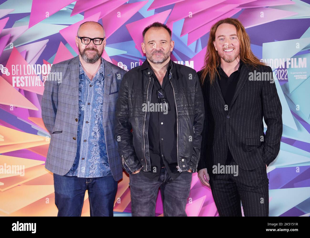 Dennis Kelly, Matthew Warchus and Tim Minchin at a photocall for Roald ...