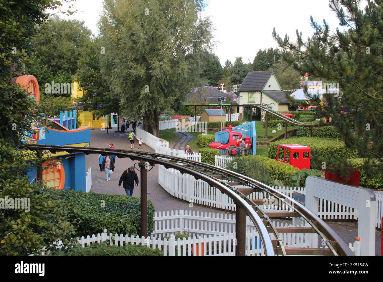 Alton Towers Theme Park Stock Photo - Alamy