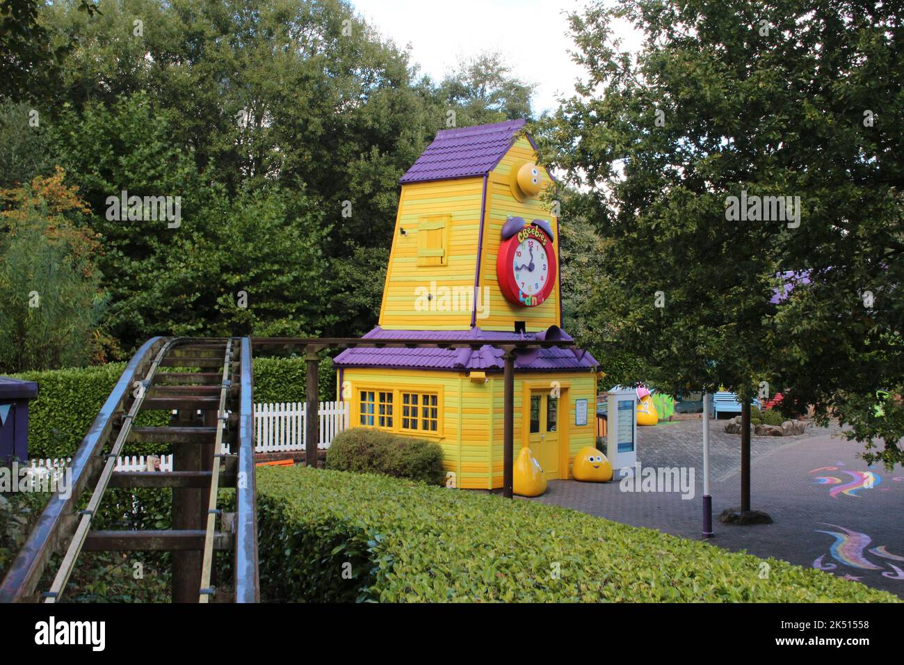 Alton Towers Theme Park Stock Photo - Alamy