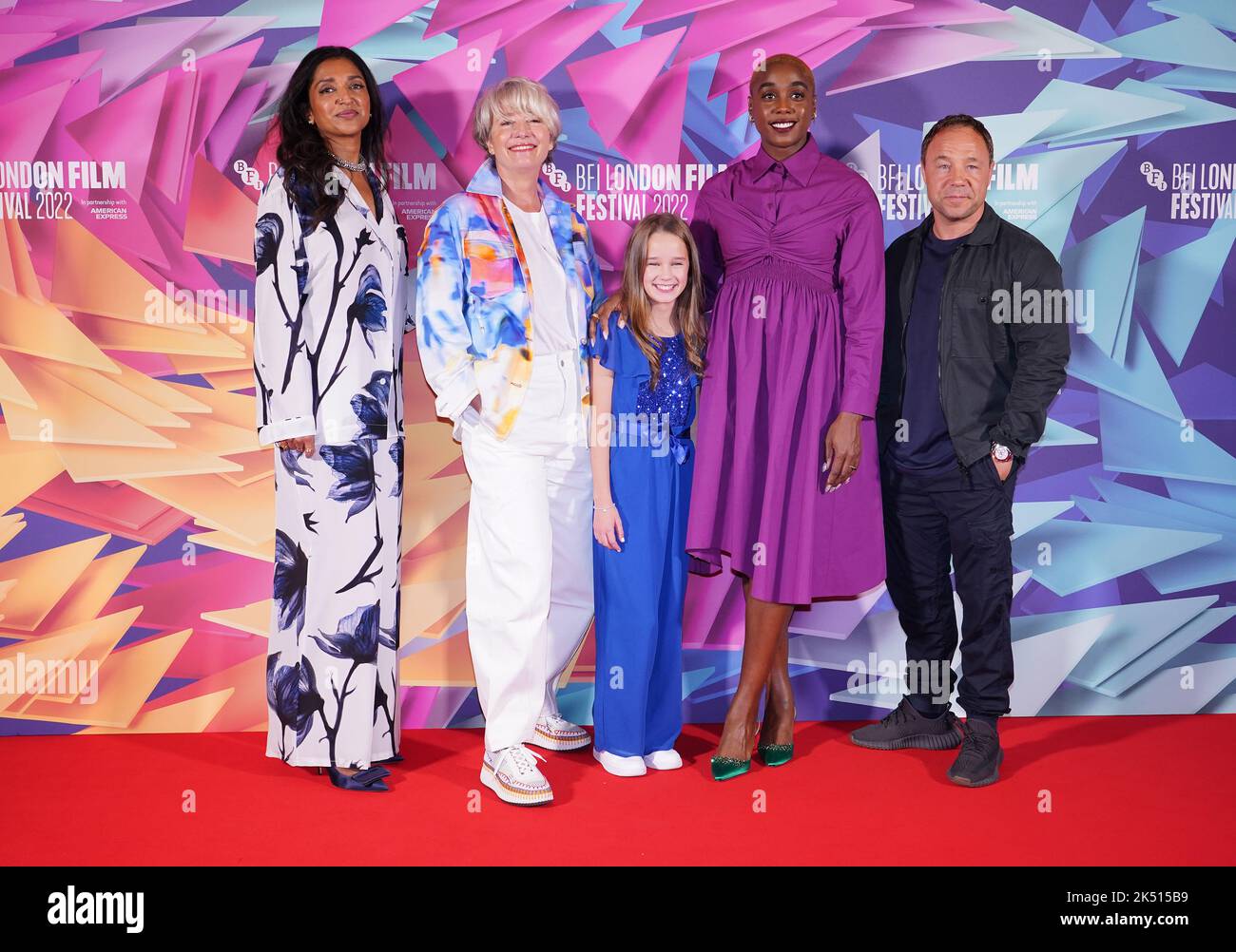 Sindhu Vee, Emma Thompson, Alisha Weir, Lashana Lynch and Stephen ...