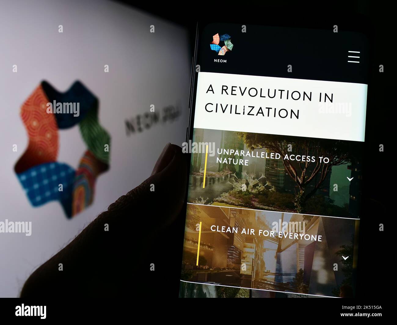 Neom the line hi-res stock photography and images - Alamy