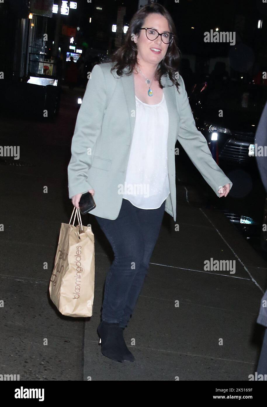 New York, NY, USA. 04th Oct, 2022. Maggie Haberman at The Late Show ...