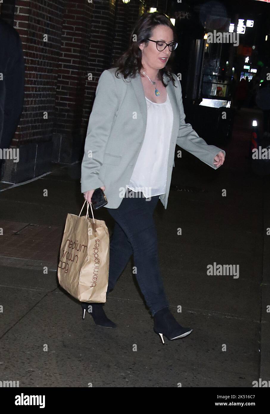 New York, NY, USA. 04th Oct, 2022. Maggie Haberman at The Late Show ...