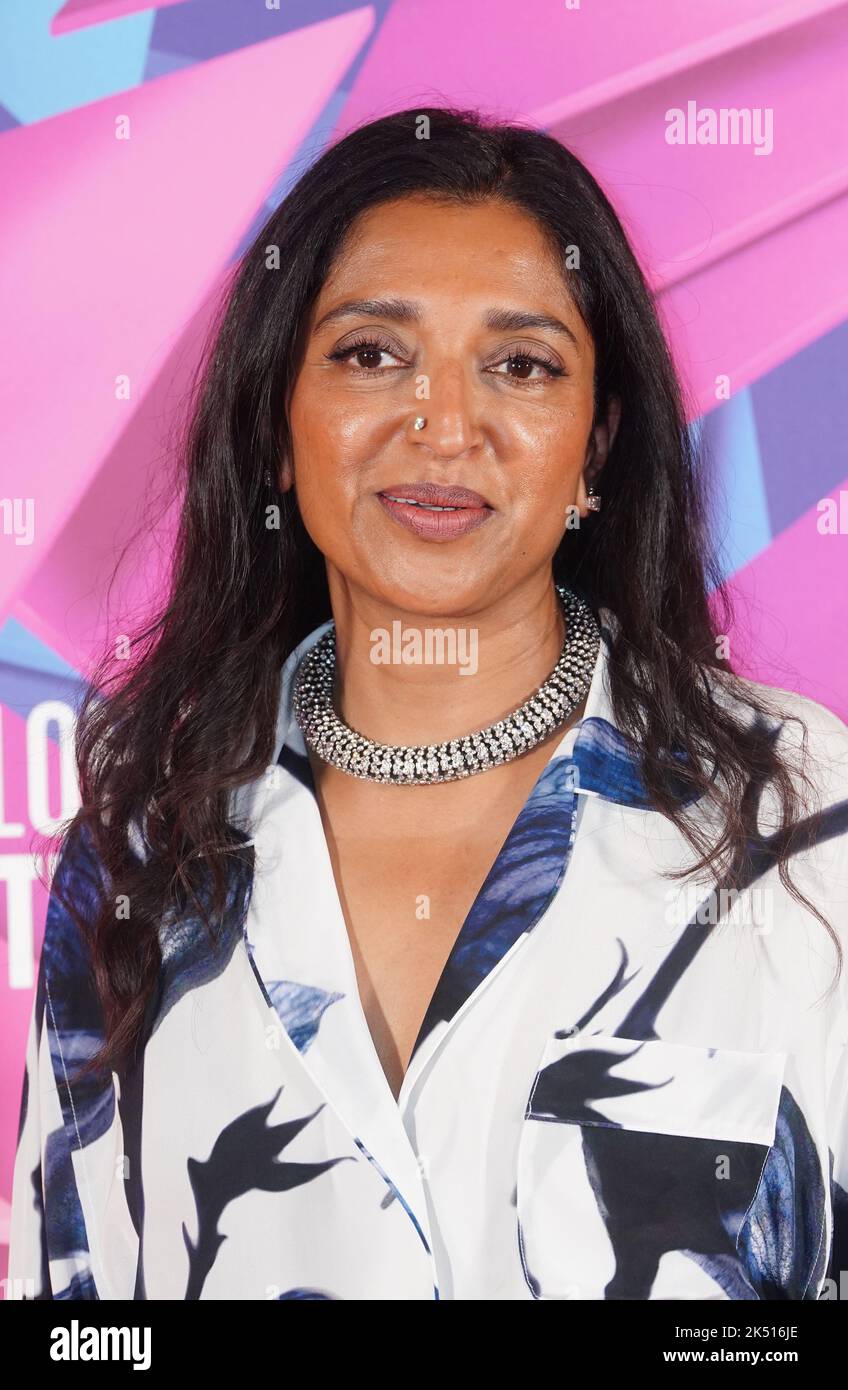 Sindhu Vee at a photocall for Roald Dahl's Matilda at the Mayfair Hotel ...