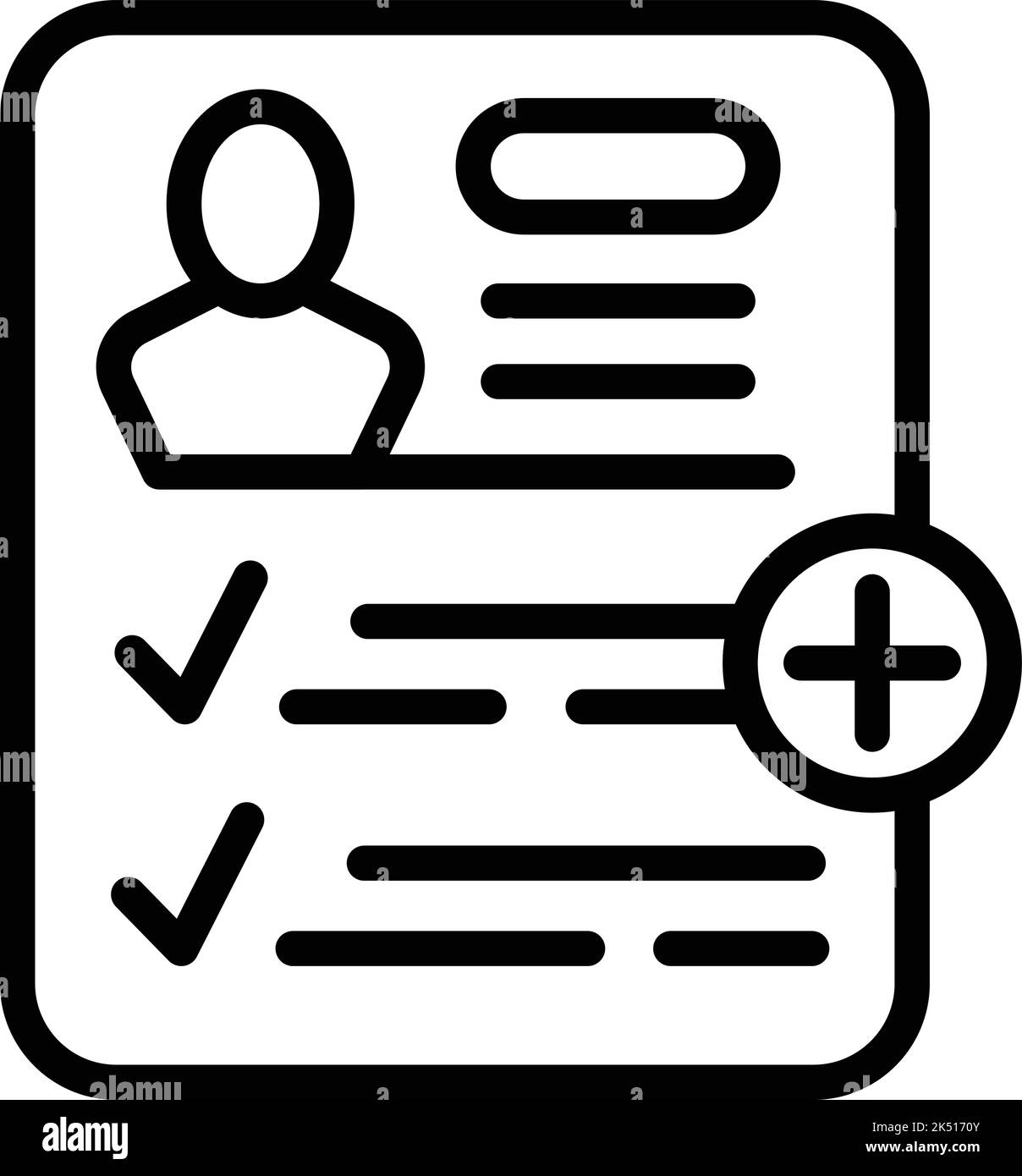 Cv staff icon outline vector. Office training. Business presentation ...