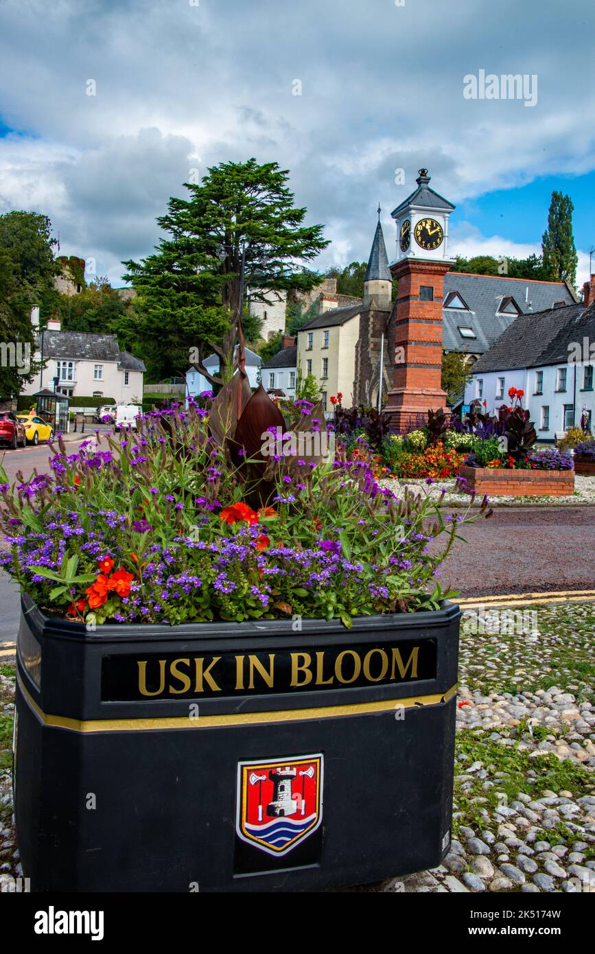 Usk town square hi-res stock photography and images - Alamy