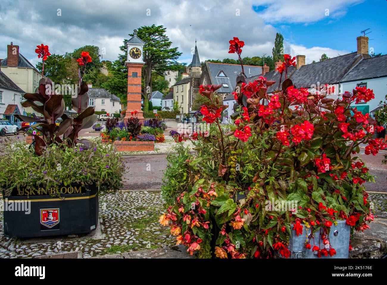 Usk town square hi-res stock photography and images - Alamy